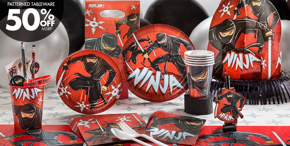 Ninja Party Supplies Ninja Birthday Party Party City