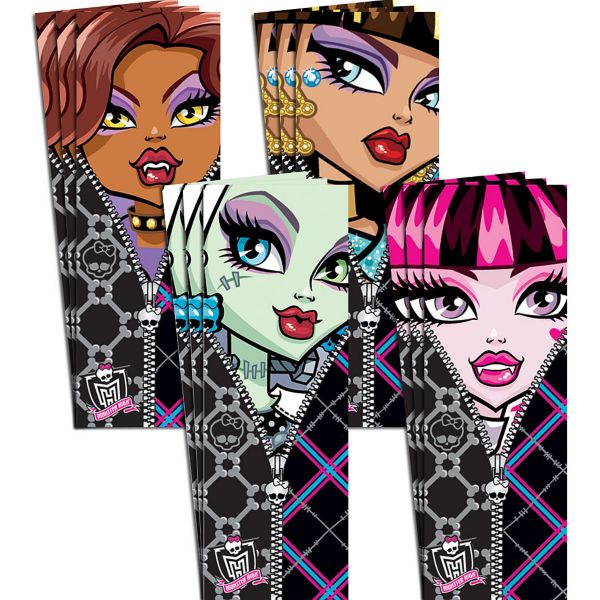 Monster High Printable Bookmarks Monsters Bookmarks, Funny Bookmarks,